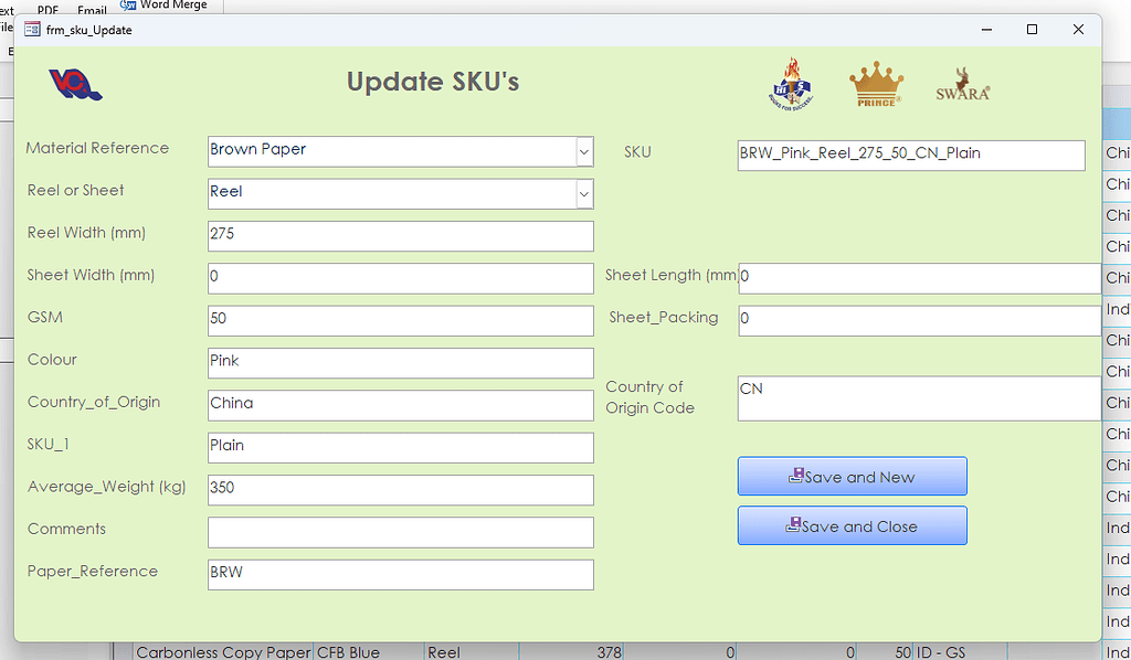 Replicating Access Database Stock into ERPNext - Stock/Inventory ...