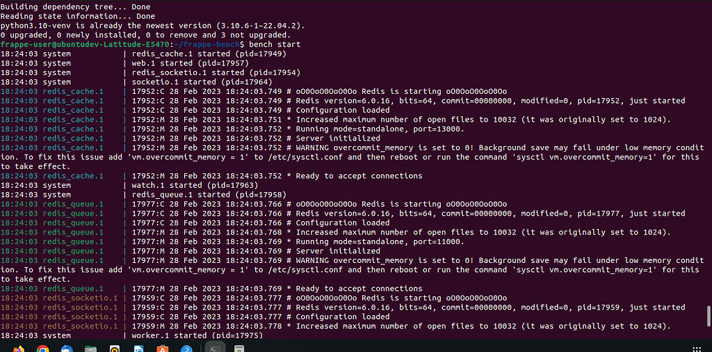 Raise Runtime-error(unbound_message) while installing the Framework - Frappe Framework - Frappe ...