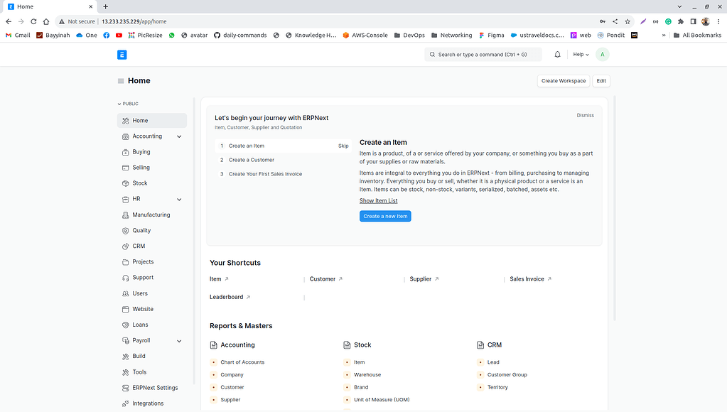 ERPNext Desk stuck at Logo in Production in AWS EC2 - ERPNext - Frappe ...