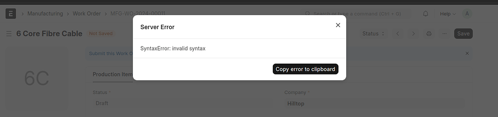 Conditional Workflow (SyntaxError: invalid syntax) - Frappe Forum Conditional Workflow (SyntaxError: invalid syntax) - Frappe Forum
