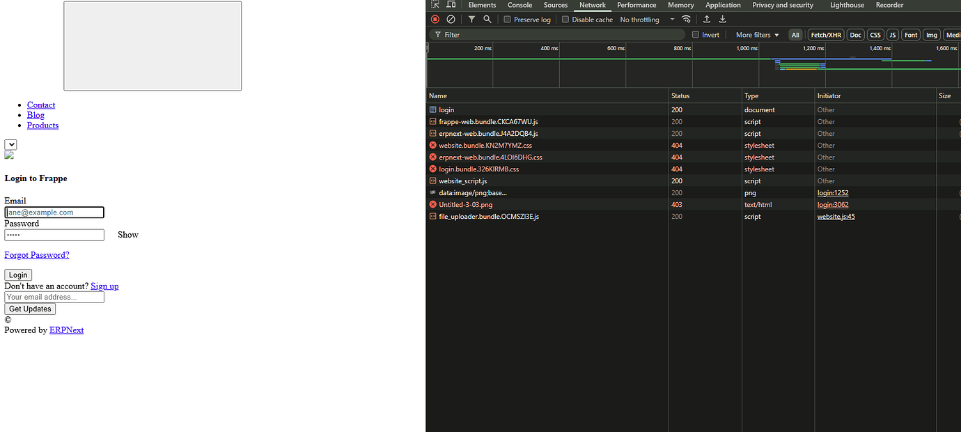 Web UI doesnt Load properly in production mode - ERPNext - Frappe Forum