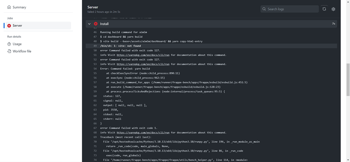 Frappe Cloud Custom App Build Fail Frappe Cloud Frappe Forum