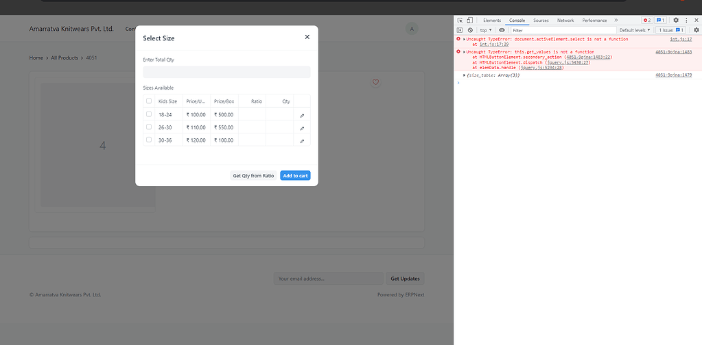 The get_values() property of Dialog is not working in secondary_action - Bug - Frappe Forum