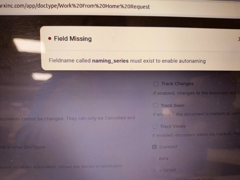 Naming series issue in doctype - Customize ERPNext - Frappe Forum