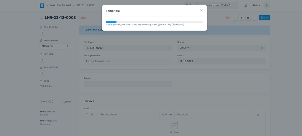 [Tutorial] Realtime (socket.io) - ERPNext - Frappe Forum