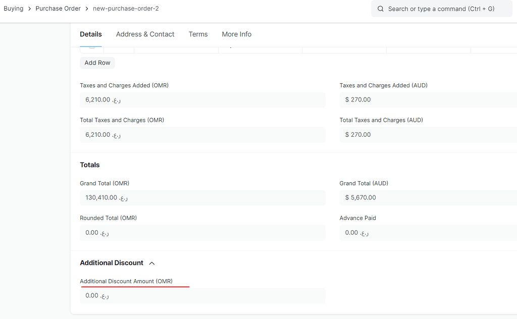 Unable to hide field Additional Discount Amount from Purchase Invoice - ERPNext - Frappe Forum