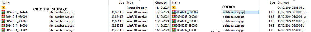 Backup size less than usual just 1KB - Deployment - Frappe Forum