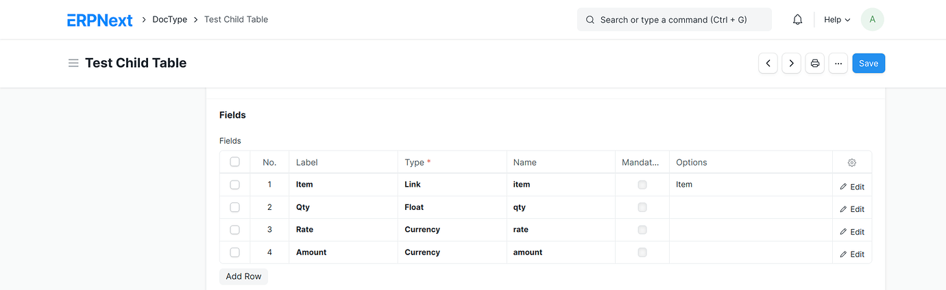 Client script for child table - ERPNext - Frappe Forum