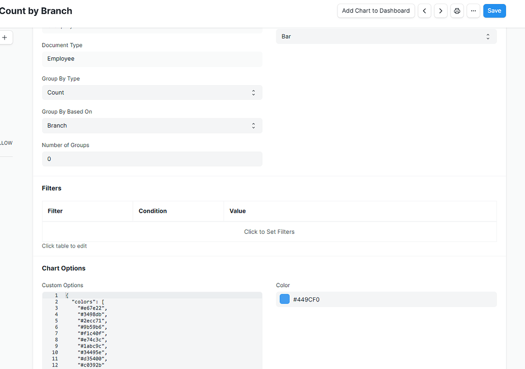 How to color different bars in a bar chart? - Frappe HR - Frappe Forum