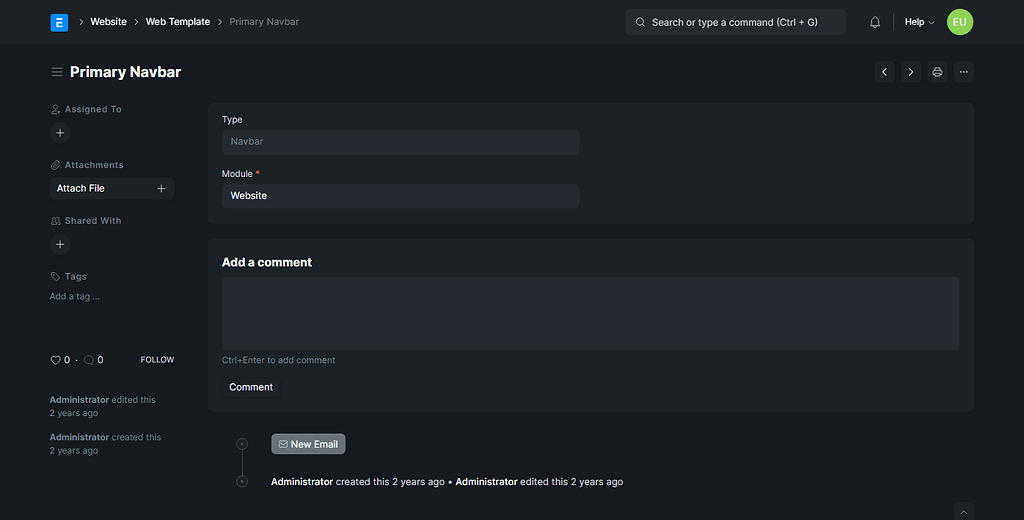 Website Settings (Navbar Template) Trying to style the navbar - Website - Frappe Forum