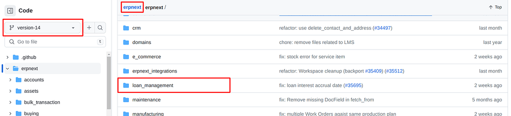 ERPNext V14 missing Loans module - Install / Update - Frappe Forum ERPNext V14 missing Loans module - Install / Update - Frappe Forum