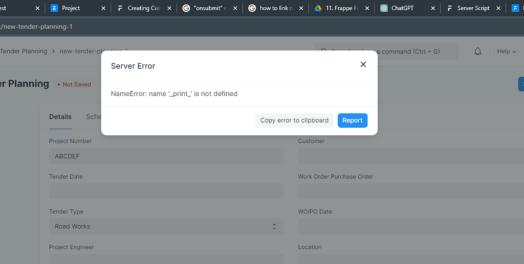 About the server script - ERPNext - Frappe Forum