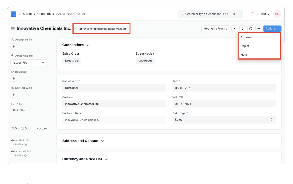 Approval Workflow module in ERP NEXT - Customize ERPNext - Frappe Forum