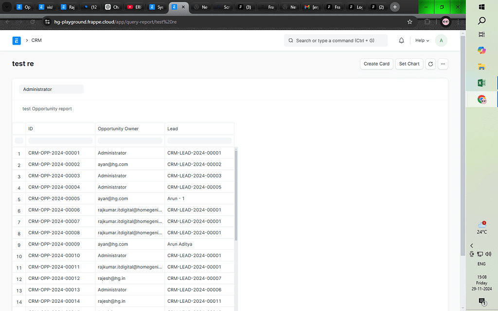Front End Script Report - frappe.session.user - Reports - Frappe Forum