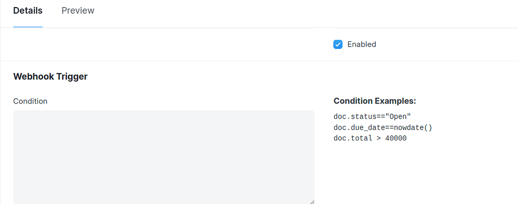 How to set the warehouse name for creating an item in Webhook Trigger Condition - Frappe Forum