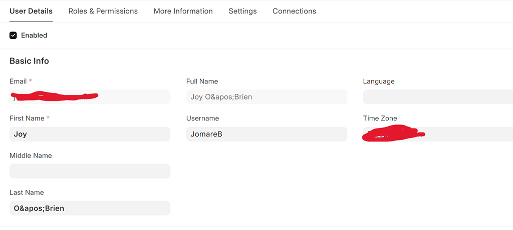 Special character replaced with HTML intities in User doctype firstname and lastname field ...