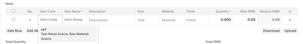 How to automatically fetch data in quotation item child table from item custom feilds? - Selling ...