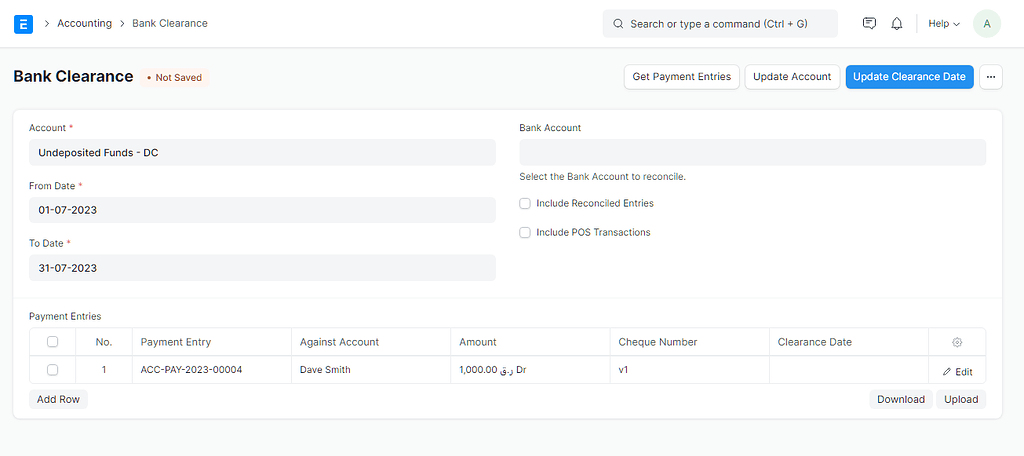I've created Undeposited Funds feature (similar to Sage50) but still ...