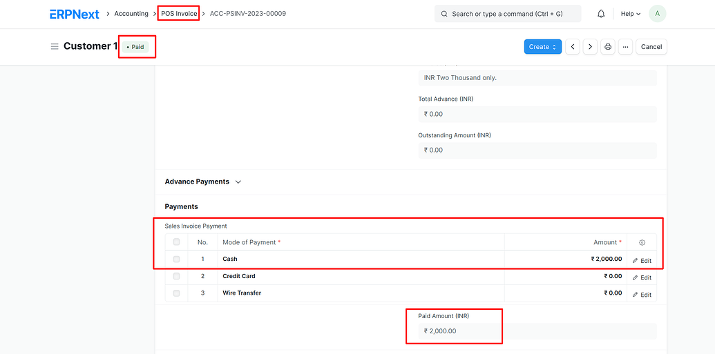 Pos invoice payment entry - ERPNext - Frappe Forum