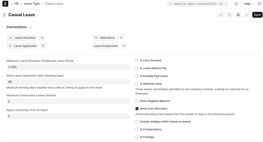 Leave application customization does not work properly in Frappe HR ...