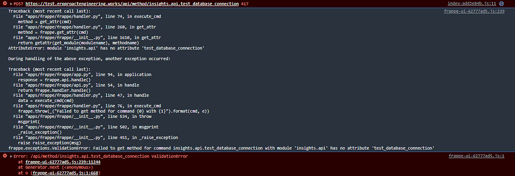 Connecting to a remote mariadb container - Insights - Frappe Forum