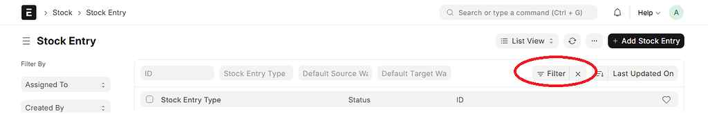 Please, I would like to know how to hide the filter button as in the picture ؟ - Frappe Forum