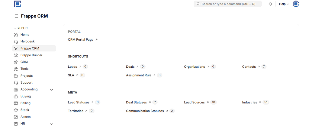Why I can't navigate to crm portal - ERPNext - Frappe Forum