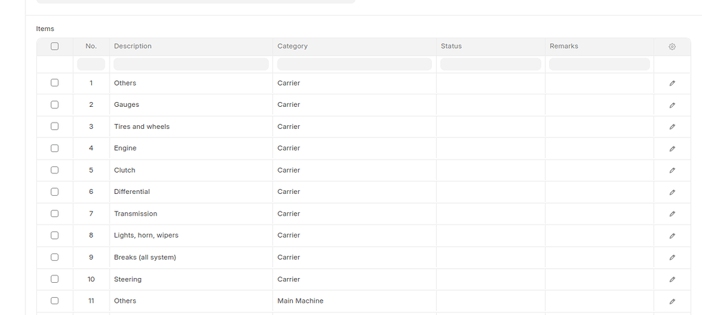 Blank row in child table - ERPNext - Frappe Forum