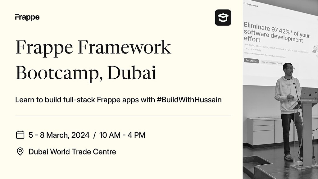Dubai, here comes Frappe Framework in-person training! - Announcements - Frappe Forum