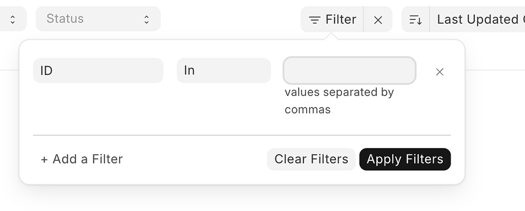 Multi Select Option in Filters - Frappe Forum