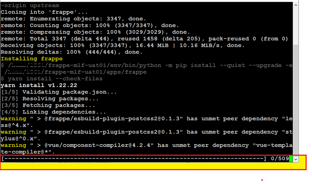 Frappe Installation Got Stuck & Not Moving Forward - ERPNext - Frappe Forum