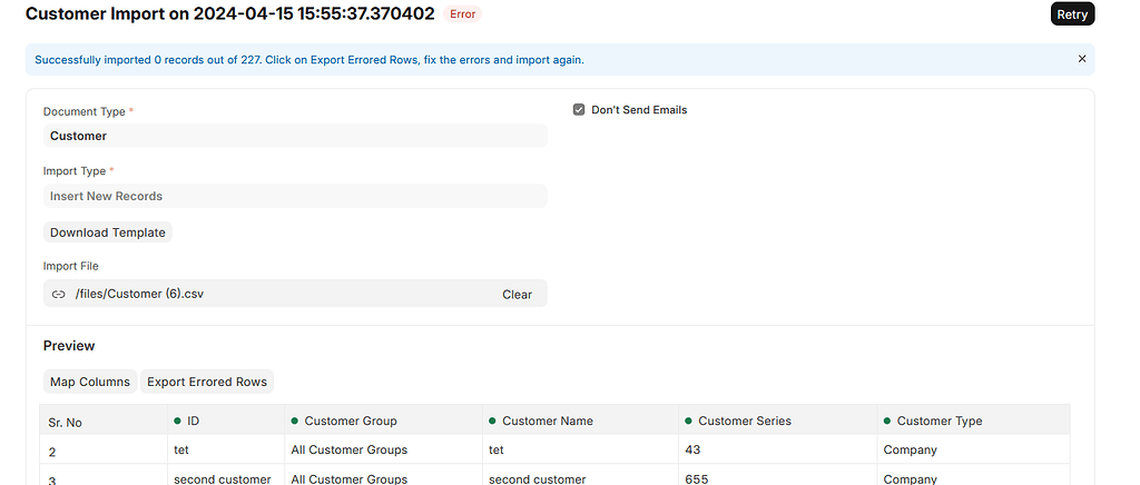 pymysql.err.OperationalError:(1054,"Unknown column'custom_cust_series' in 'field list'")when ...