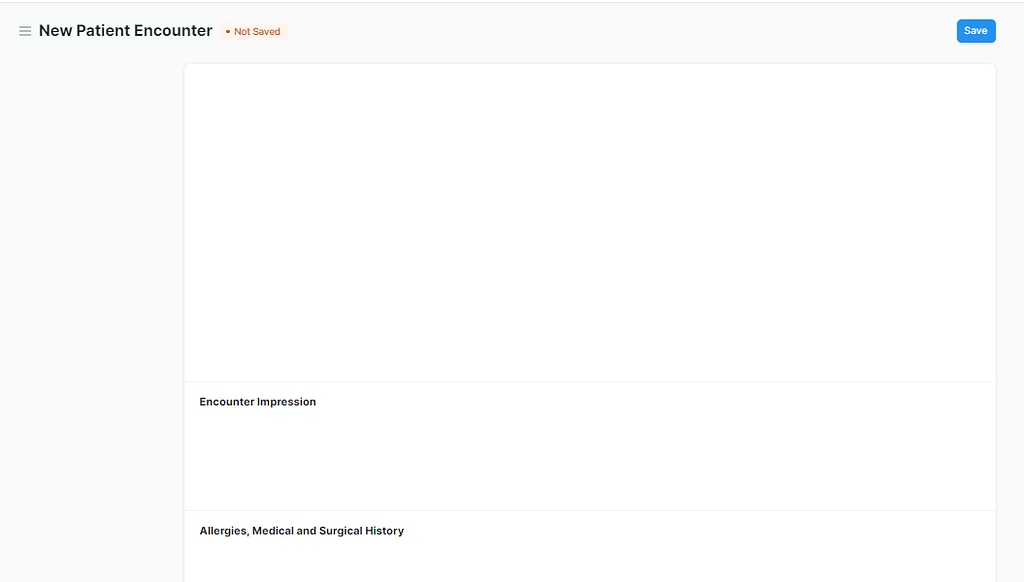 Healthcare Module Patient Encounter Doctype Fields Not Visible Healthcare Frappe Forum 