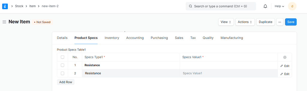 How I can prevent duplicate row in a table? - ERPNext - Frappe Forum