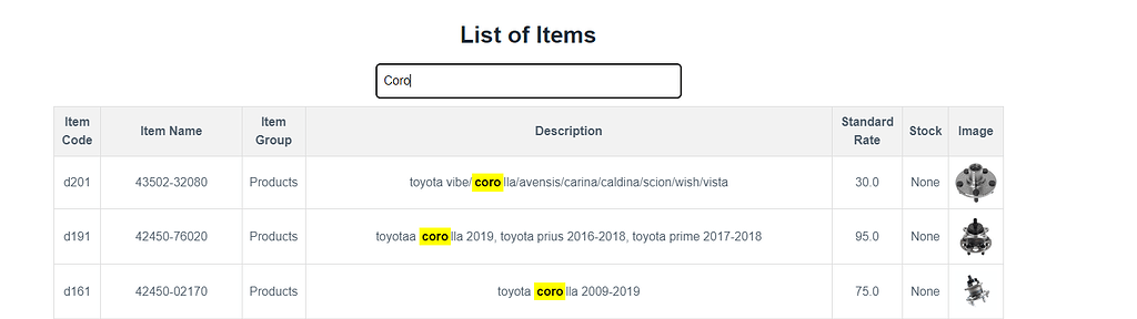 Fetching Available Quantity of the stock and displaying it on ...