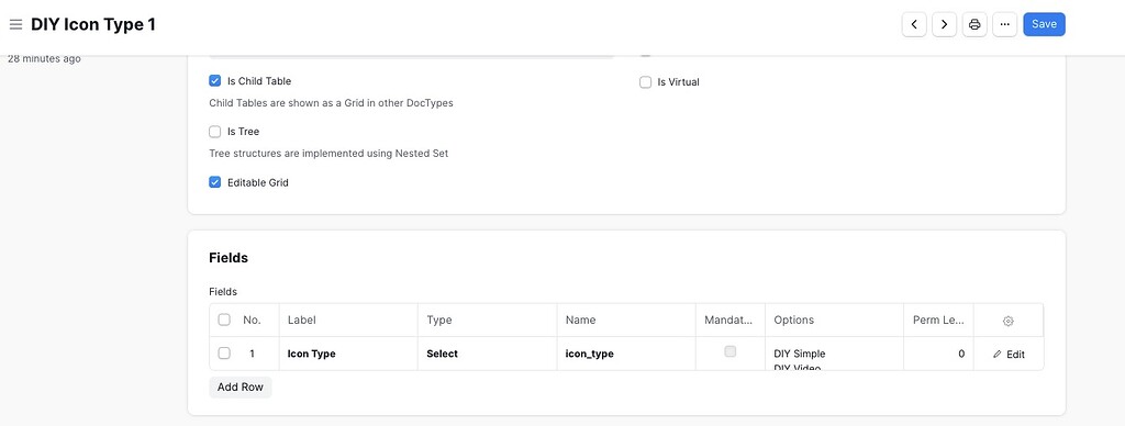 Child Table rows vanished when Saving - Frappe Forum