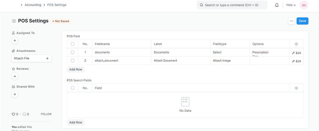 How can I add a field from Item table in POS settings "Field" table - ERPNext - Frappe Forum