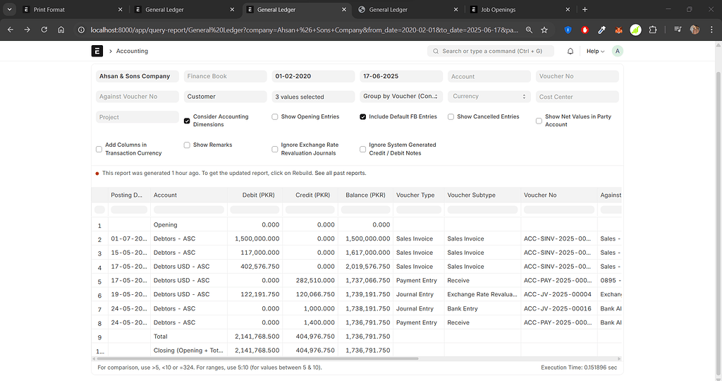How to customize the print format for General Ledger report - ERPNext - Frappe Forum