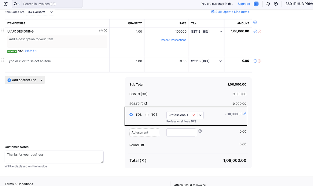 How to Enable TDS in Sales Invoice - Accounting - Frappe Forum