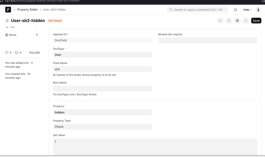 I could not hide security tab from USER doctype - Frappe Framework ...