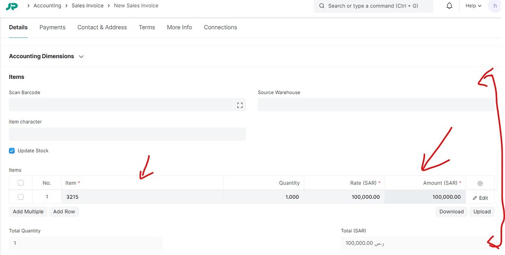 Customize Dock Type And Add items table in it - ERPNext - Frappe Forum