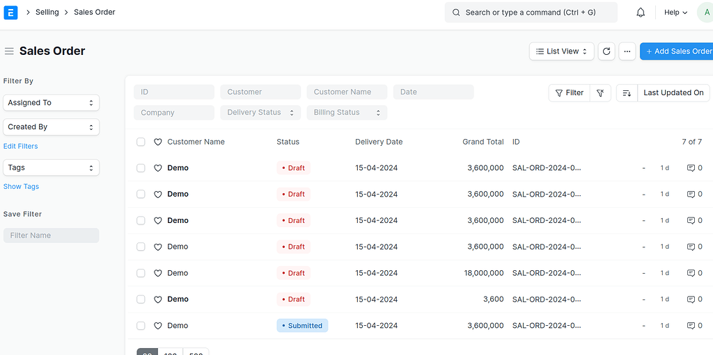 Hide cell in list view depend on condition - Customize ERPNext - Frappe Forum