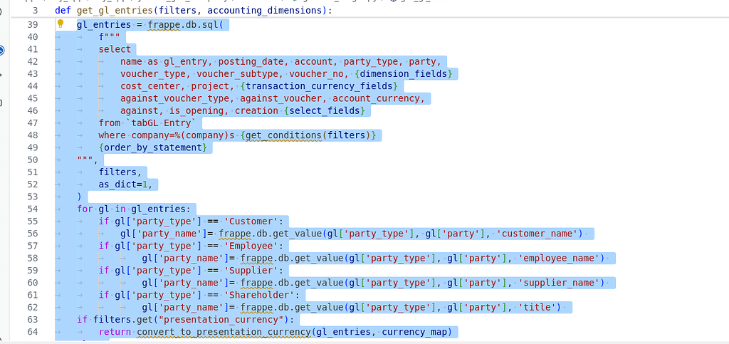 How to override get_gl_entries in general ledger in my custom app? - App Development - Frappe Forum