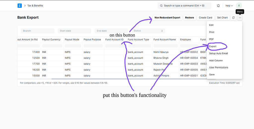 How To Trigger Export On Custom Button Click Customization Frappe Forum