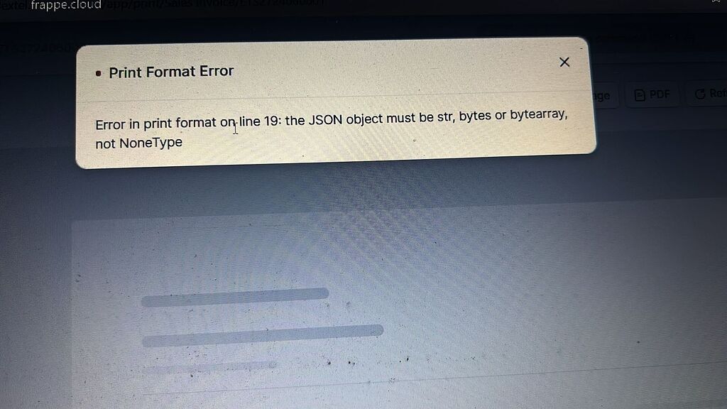 Getting an Error while Printing the Sales Invoice - India Compliance - Frappe Forum
