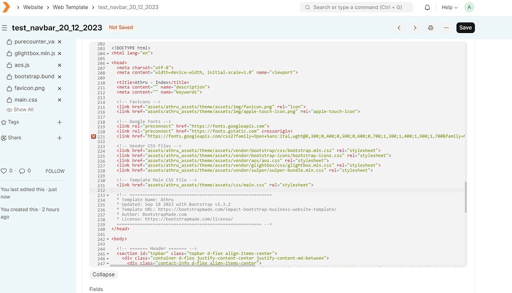 How to set path for css files in Web Template - ERPNext - Frappe Forum