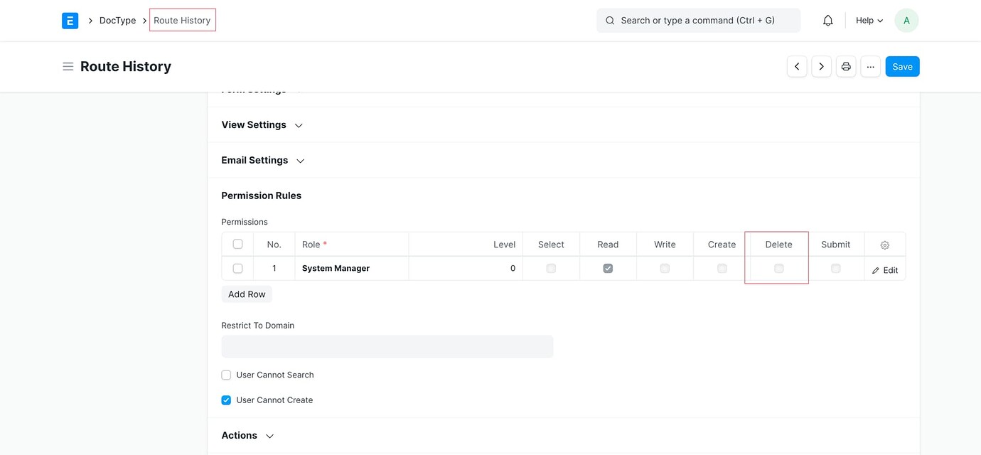 How to delete user and route history - ERPNext - Frappe Forum