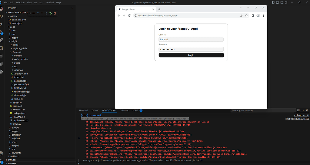 Frappe Ui Error Cannot Read Properties Of Undefined Reading Exc Type Install Update