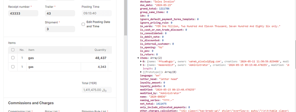 Who did create the data in sales invoice - Customize ERPNext - Frappe Forum