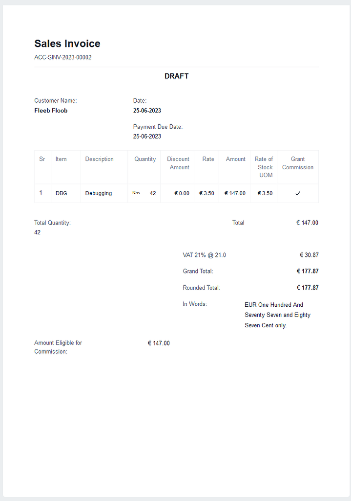 Sales Invoice customization struggles - ERPNext - Frappe Forum